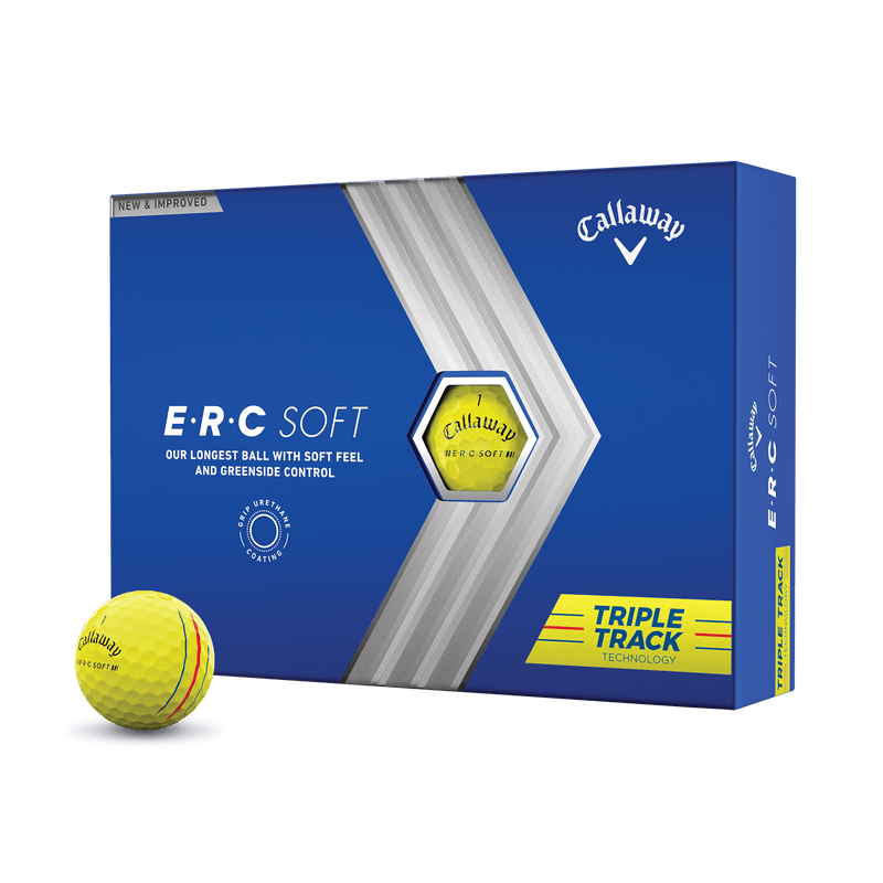 Callaway ERC Soft Triple Track geel | Allgolf